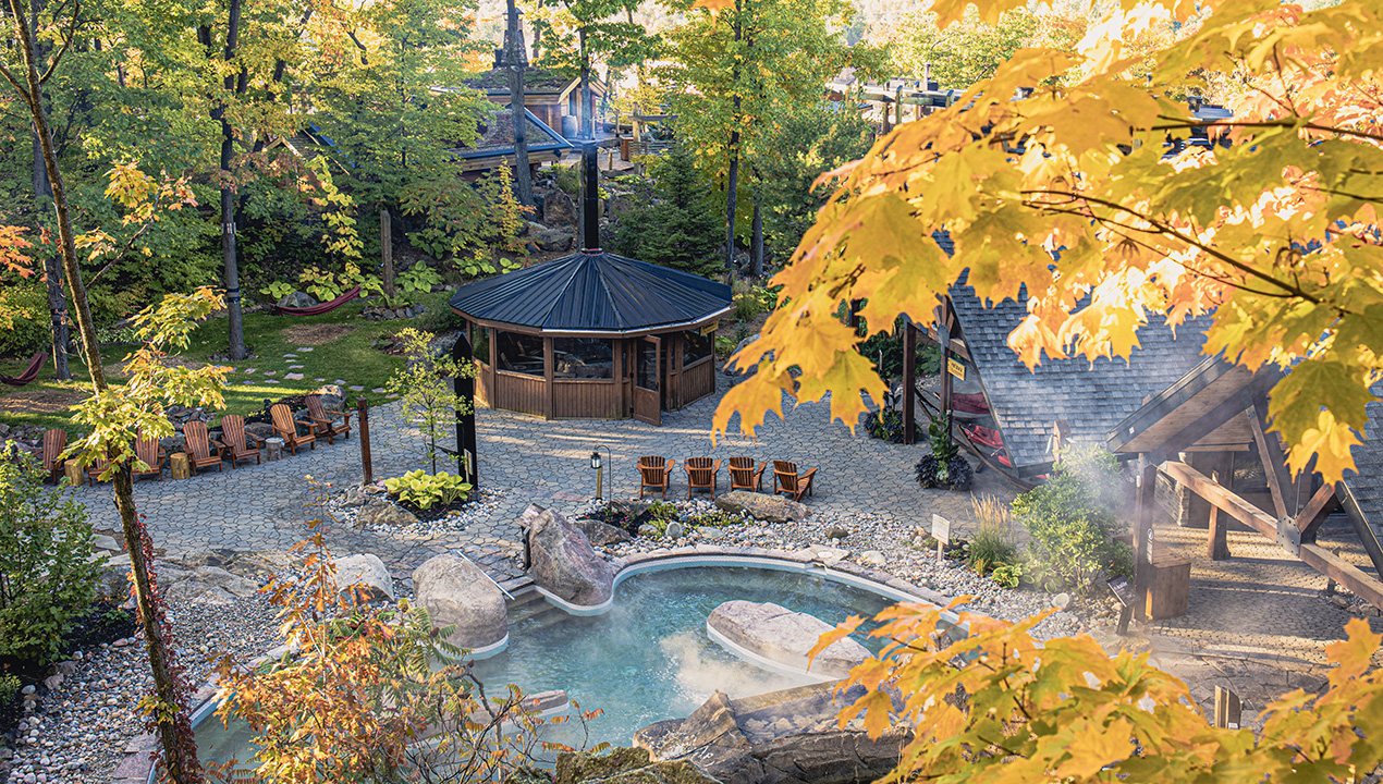 At Nordik Spa-Nature, elsewhere is here — Enjoy fall in Quebec